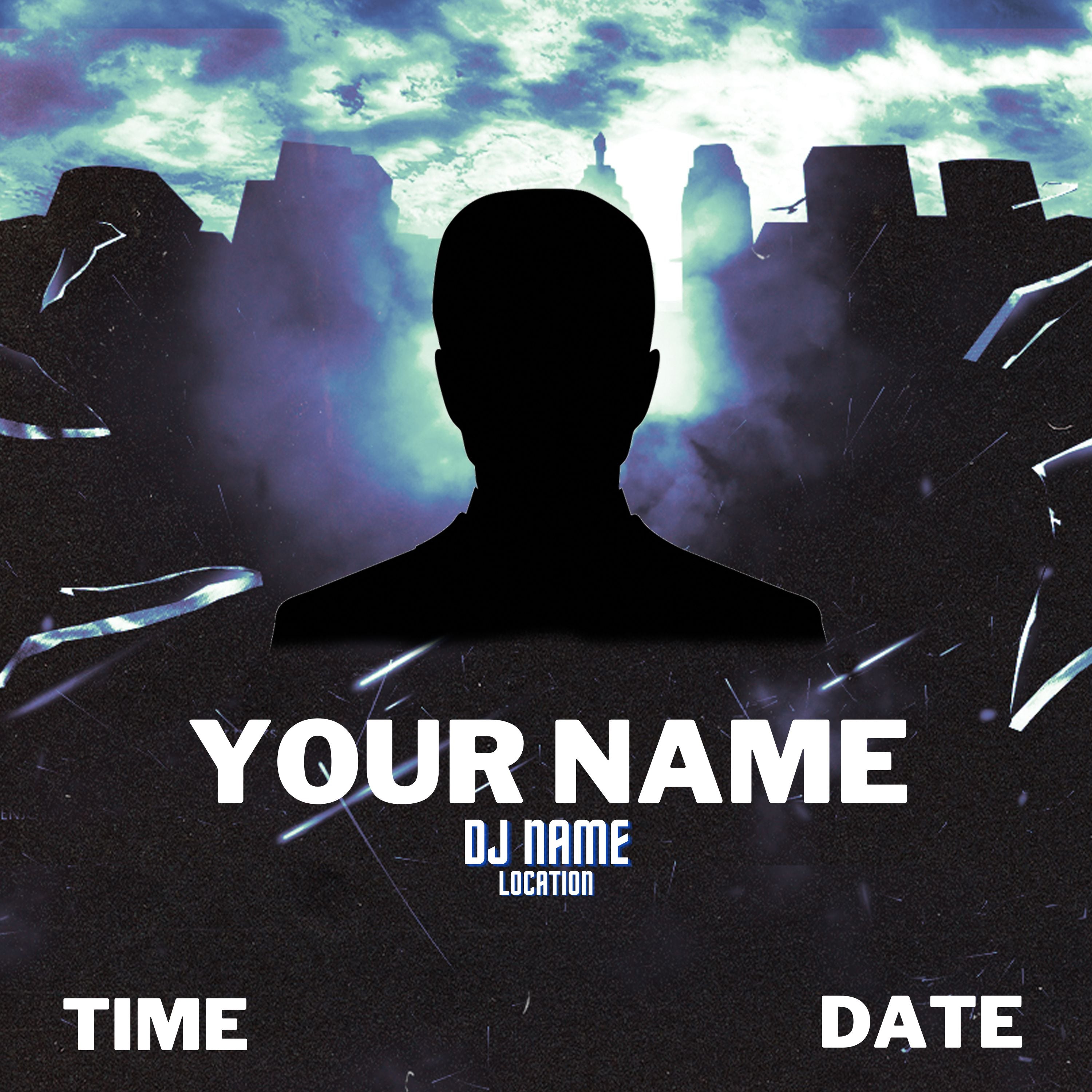 DJ On Deck - Canva Template - Party Flyer - DJ Flyer - Night Club Flye ...