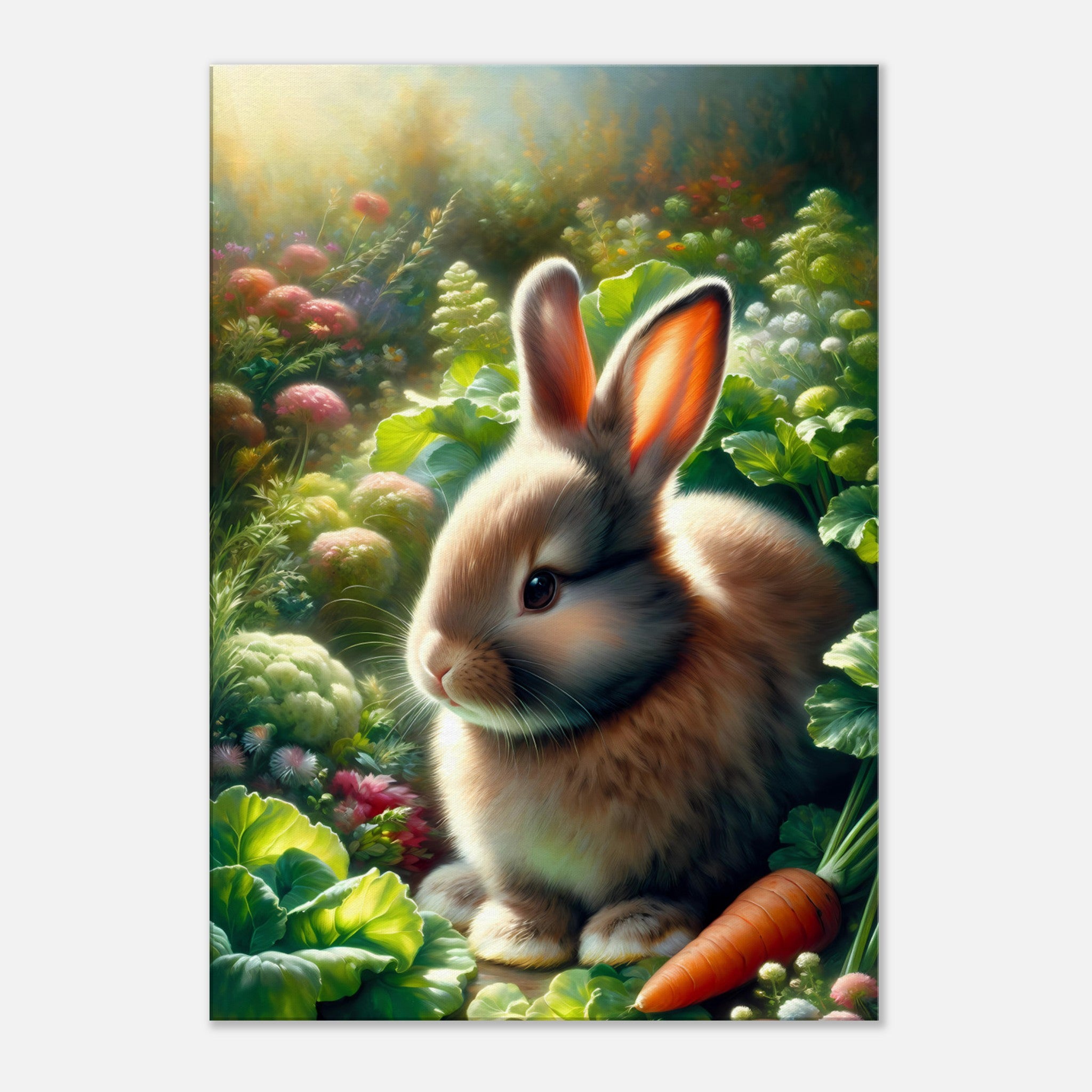 Bunny Garden Oasis - Canvas Art Print – DontSleepGFX