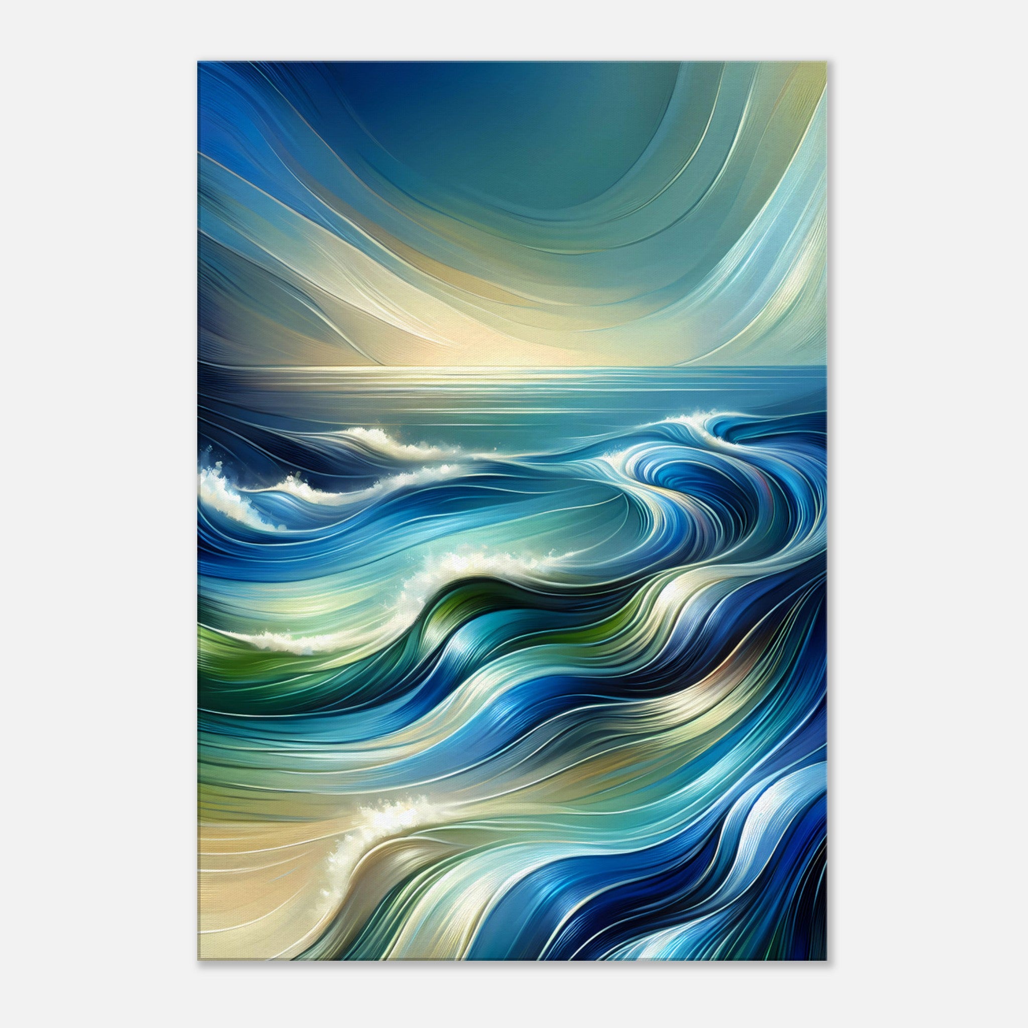 Oceanic Pulse - Canvas Art Print – DontSleepGFX