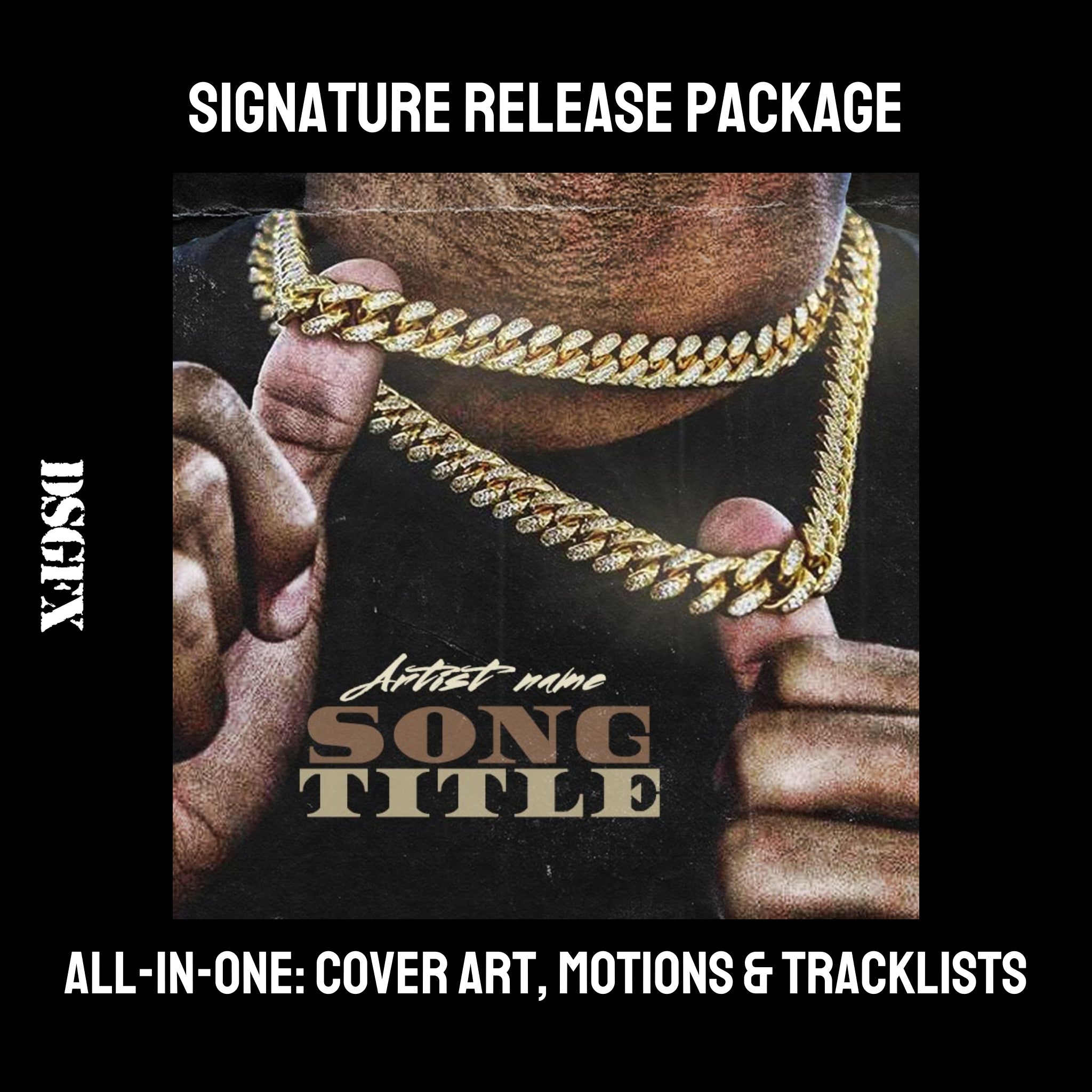 2 Chainz Gold Jewelry - Premade Cover Art - Premade Album Art Shop â ...