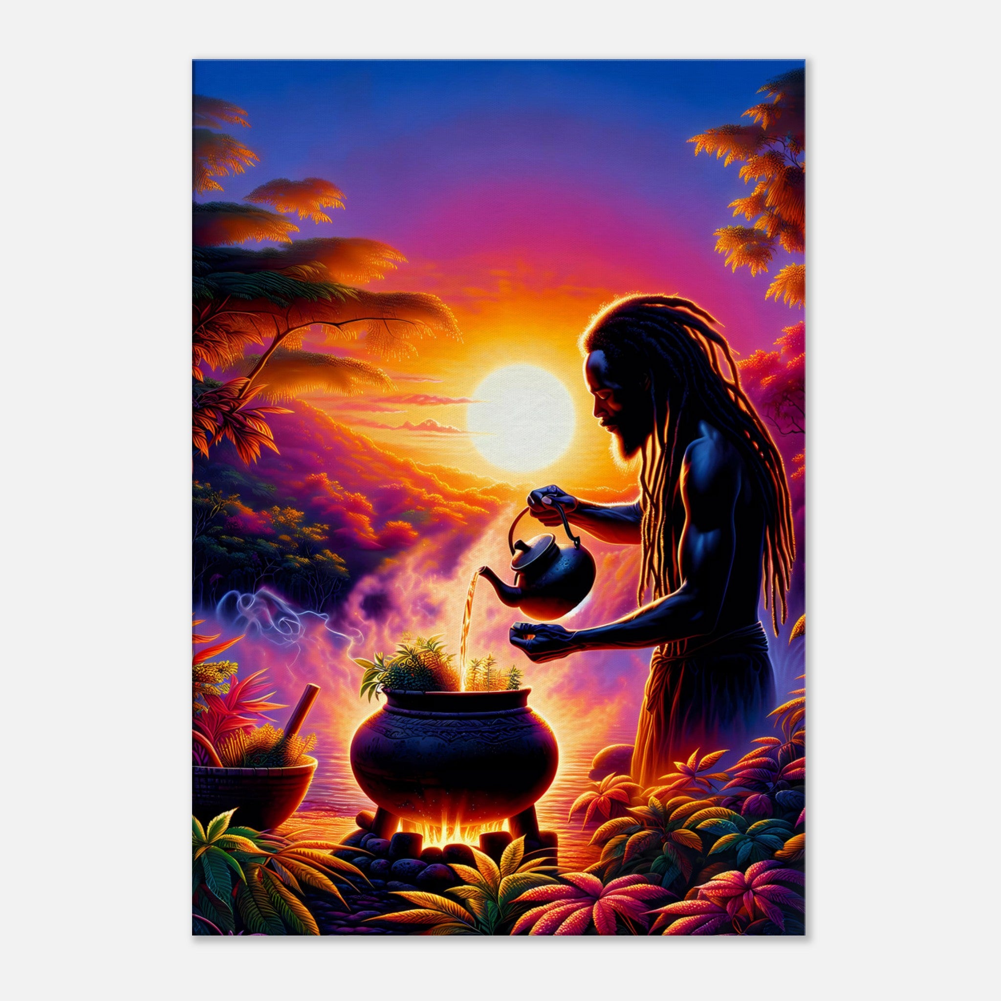 Serenity Sunrise Portrait - Canvas Art Print – DontSleepGFX