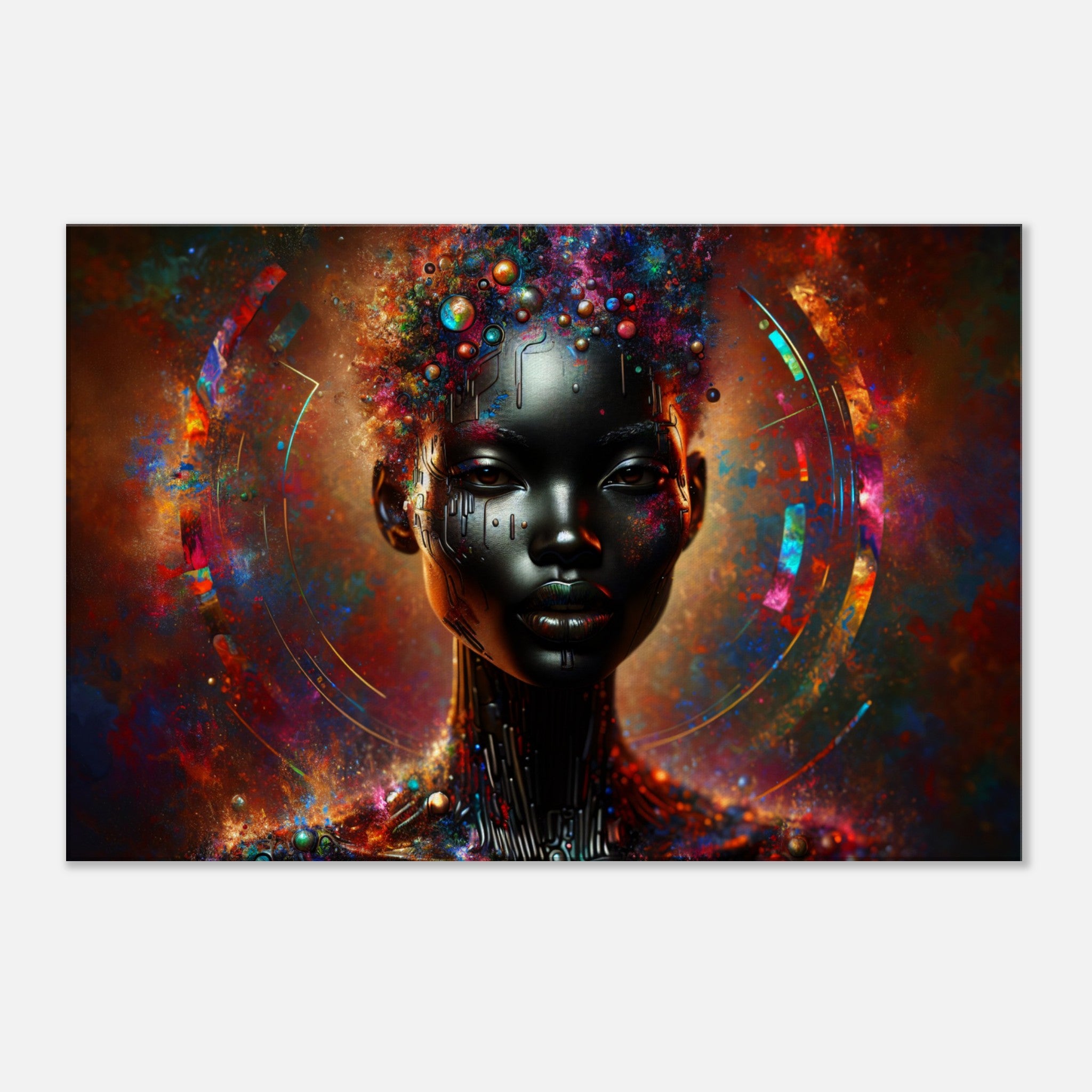 Stellar Synthesis - Canvas Art Print â€“ DontSleepGFX