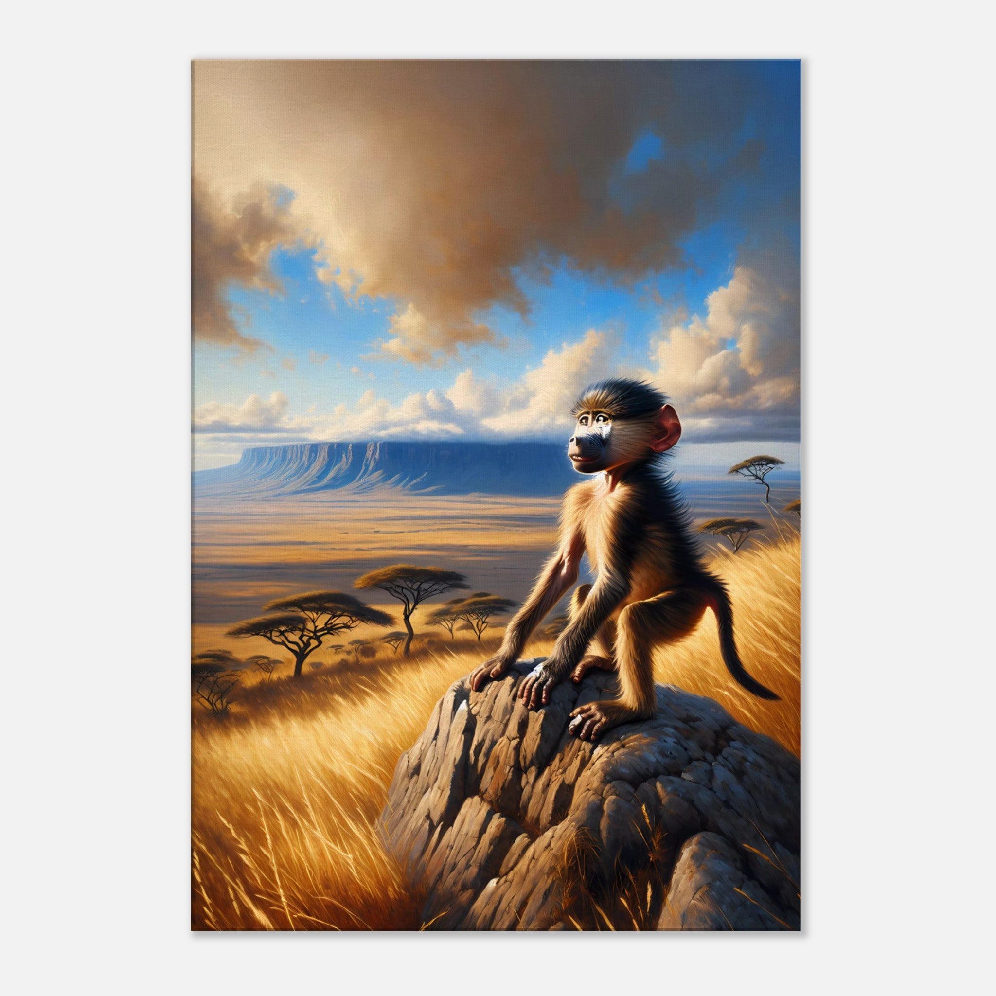 Savanna Joy Gaze - Canvas Art Print – DontSleepGFX