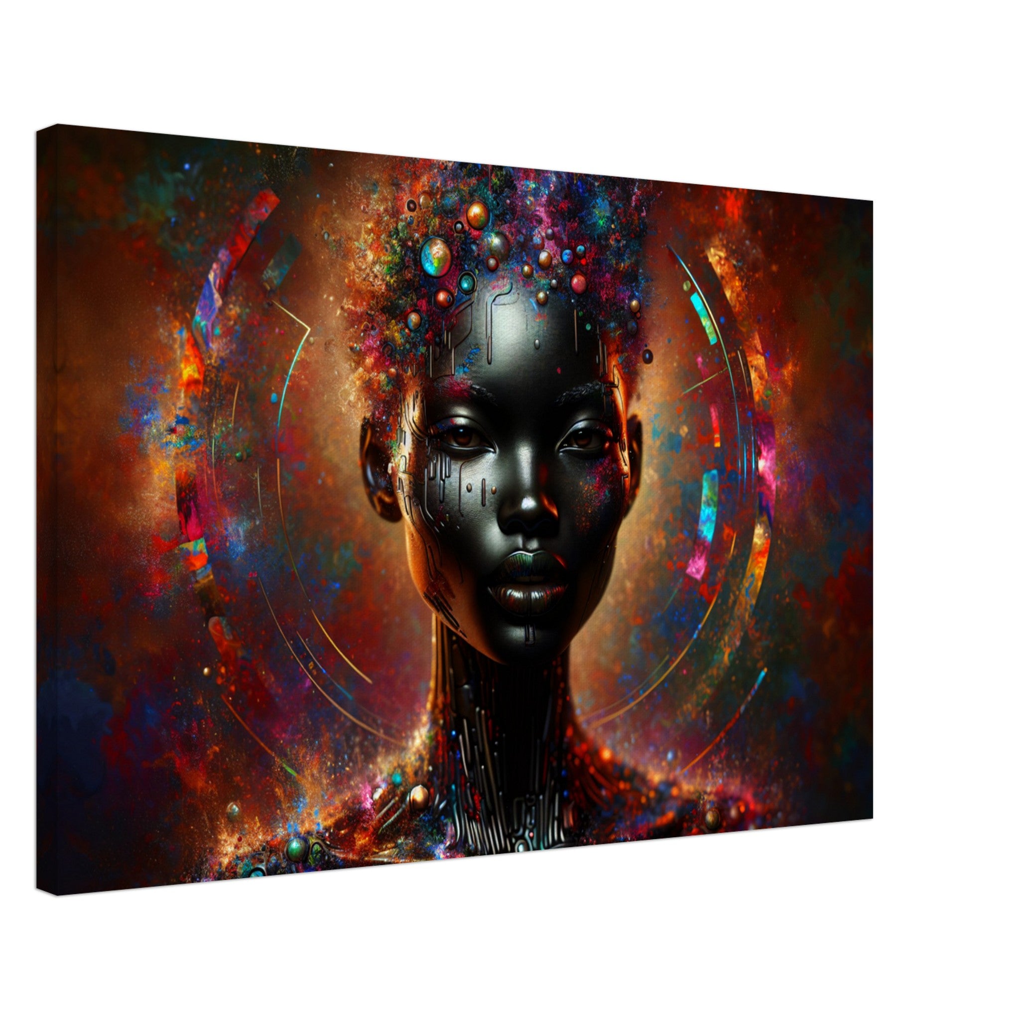 Stellar Synthesis - Canvas Art Print â€“ DontSleepGFX