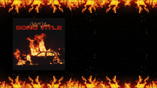 Fire YouTube Motion Visualizer – DontSleepGFX