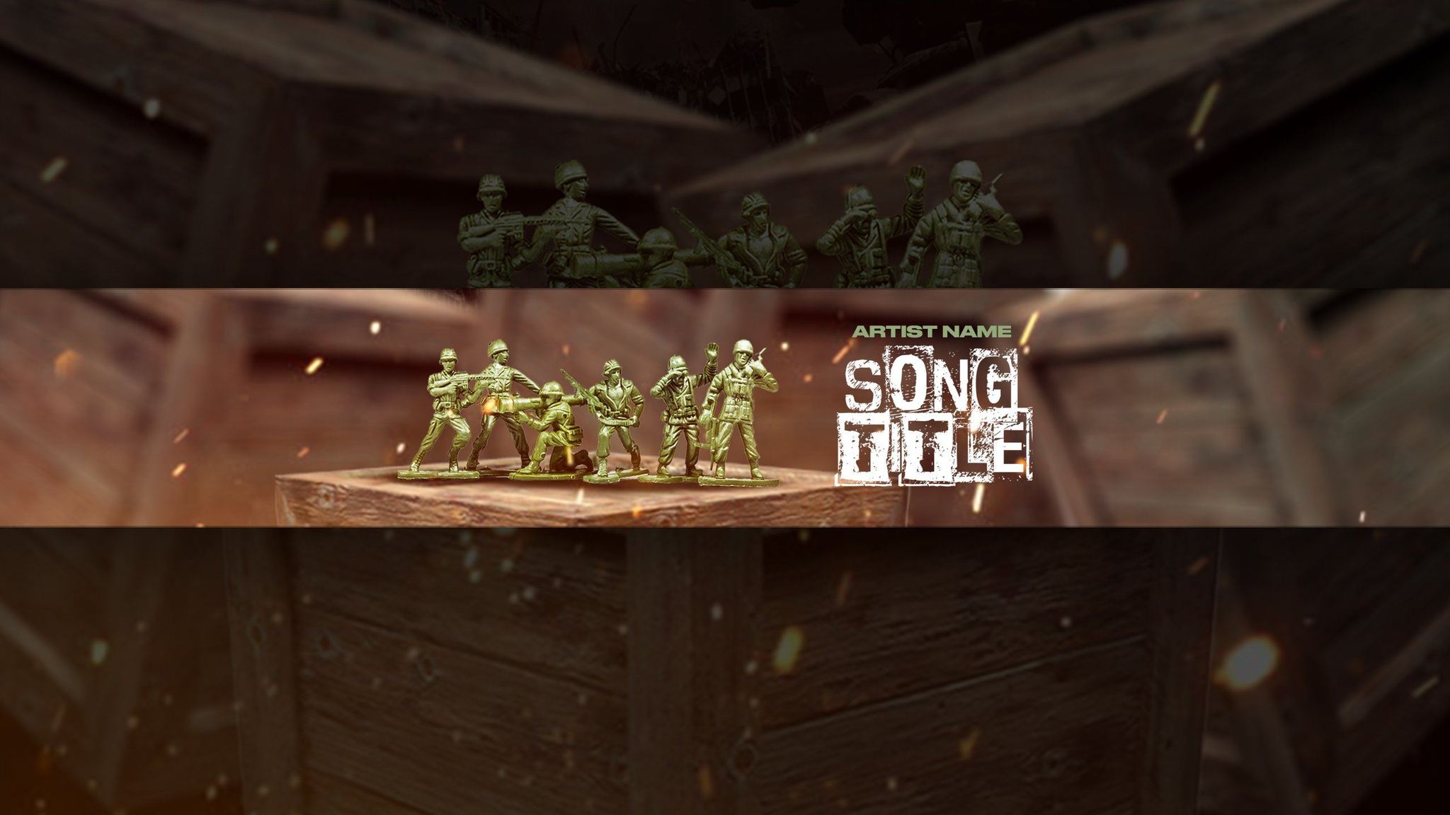 Toy Soldier YouTube banner – DontSleepGFX