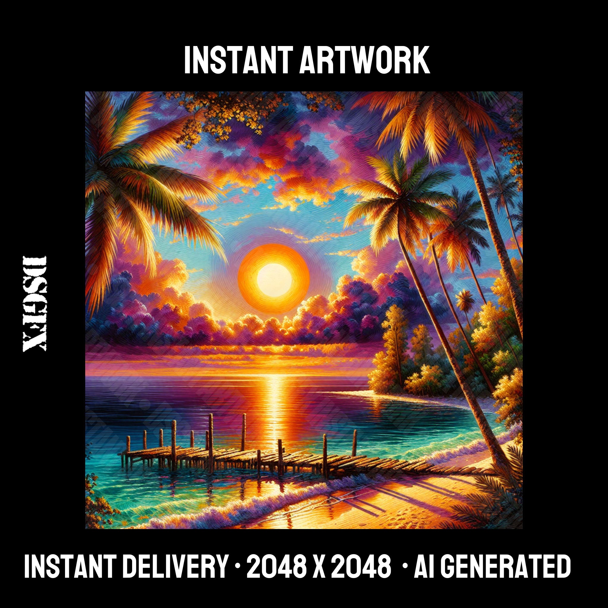 Tropical Sunset Serenity – DontSleepGFX